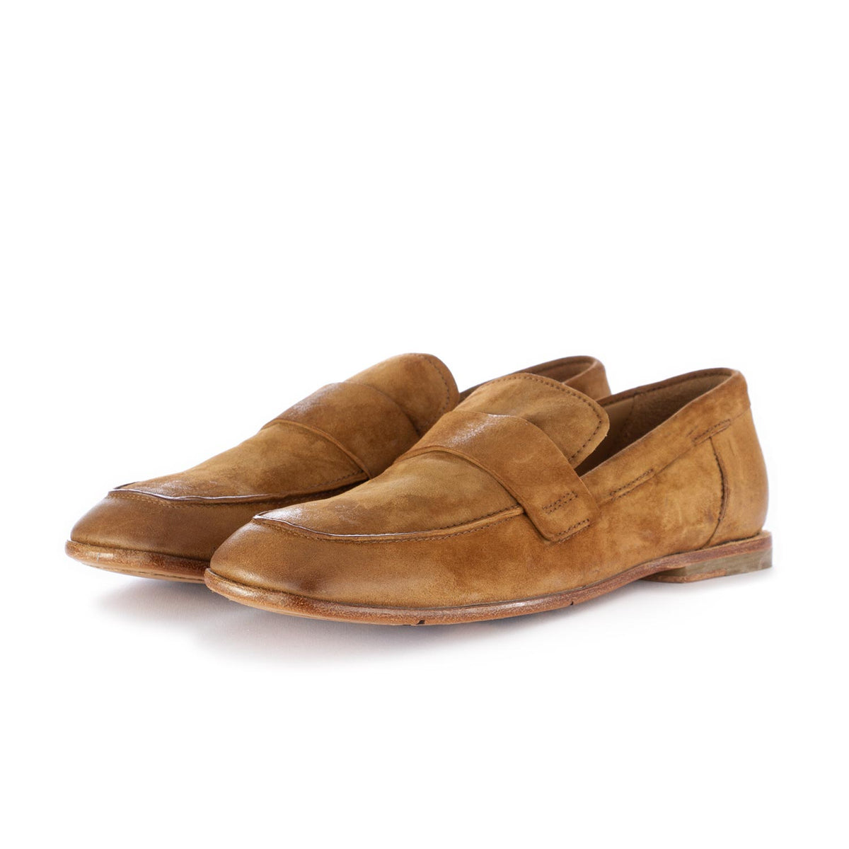 MOMA | "City" loafers brown suede leather | MODEMOUR ♥