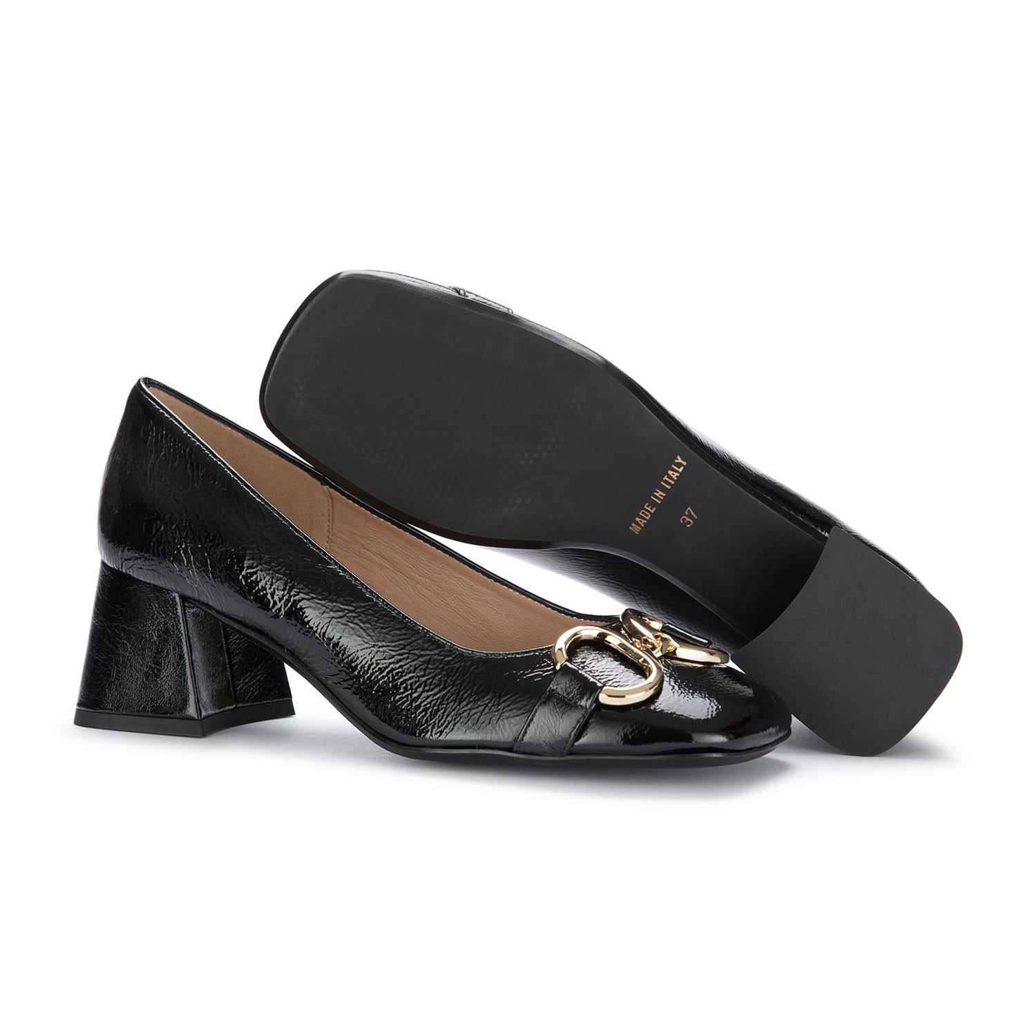 IL BORGO FIRENZE | Pumps m vern finish black | MODEMOUR ♥
